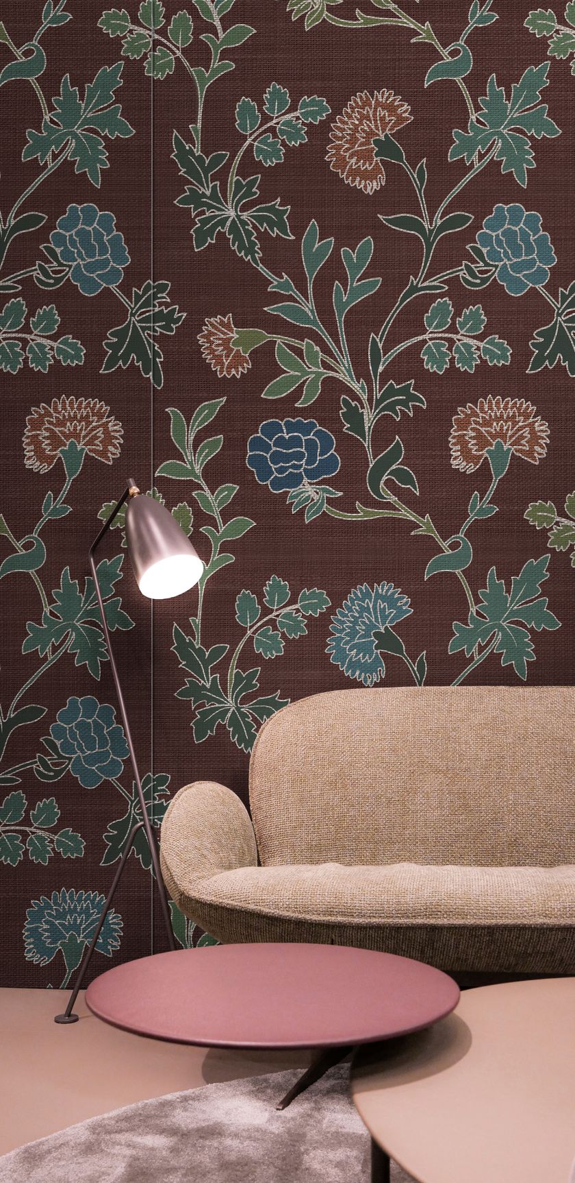 Glazed porcelain stoneware wall tiles BLOOM By ORNAMENTA