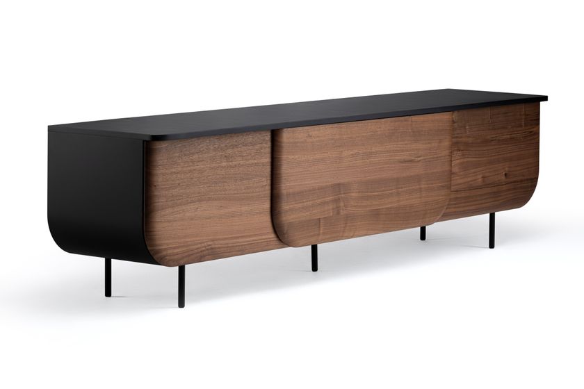 BLOOM Solid wood sideboard with sliding doors By Milla & Milli | design ...