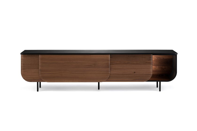 BLOOM Solid wood sideboard with sliding doors By Milla & Milli | design ...