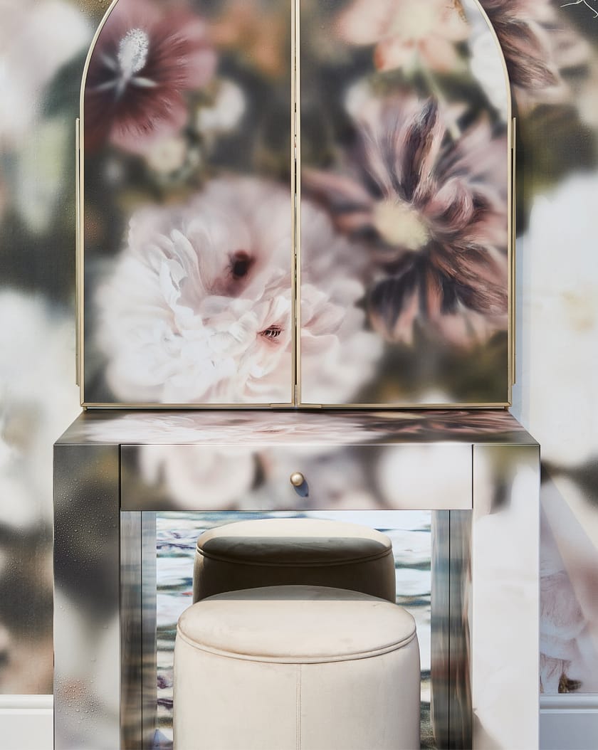 BLOSSOM Wooden dressing table By Devon&Devon | design Marcel Wanders