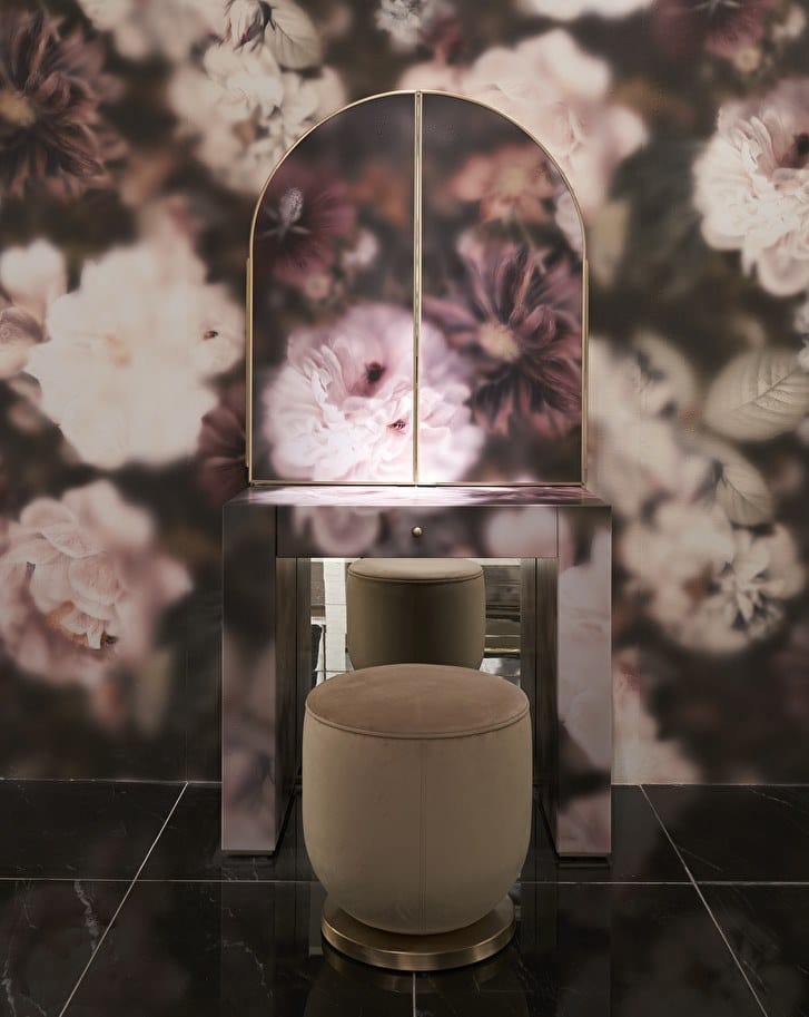 BLOSSOM Wooden dressing table By Devon&Devon | design Marcel Wanders