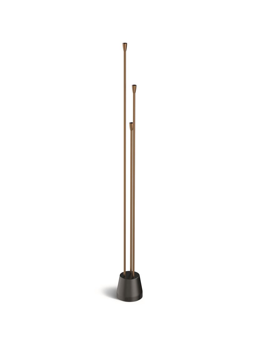 Aluminium and PVC floor lamp BLUM Blum Collection By Linea Light Group