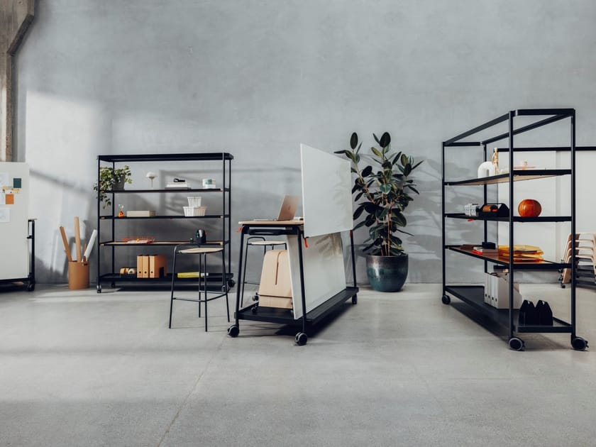 BOARDS | Office shelving with castors By Brunner design Osko+Deichmann
