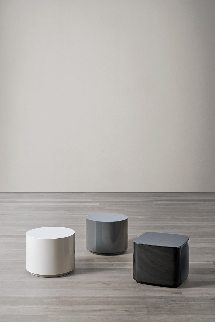 BOBO Low round Polimex® coffee table By Meridiani | design Andrea Parisio