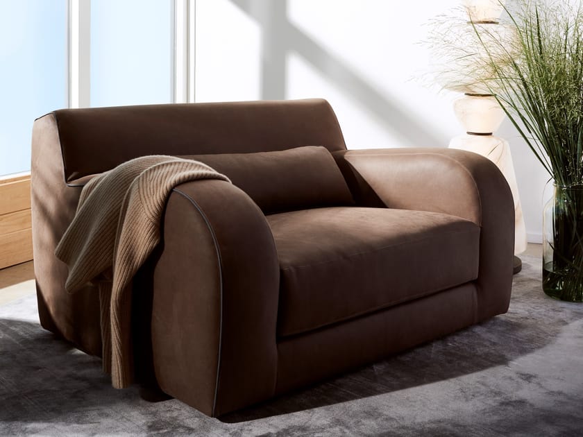 BOLD Sofá 2 plazas de cuero By Linteloo | design Paola Navone