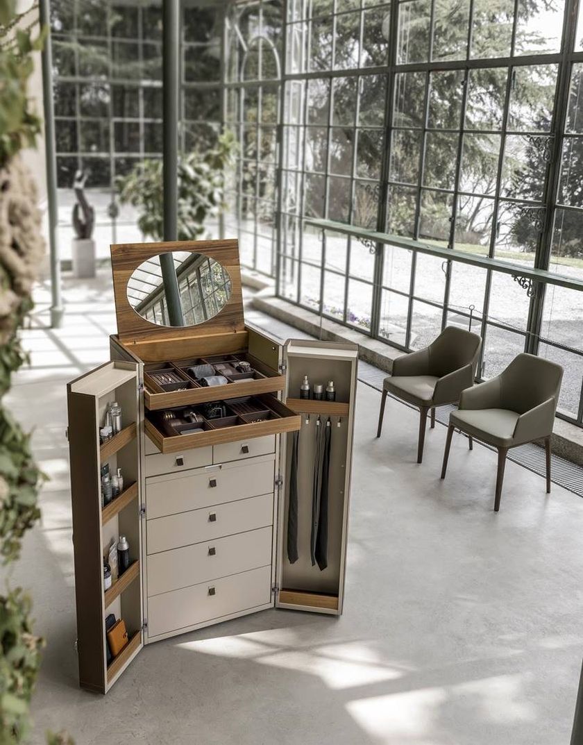 Armadio in frassino con cassettiera BOMBAY By ALIVAR design Giuseppe Bavuso