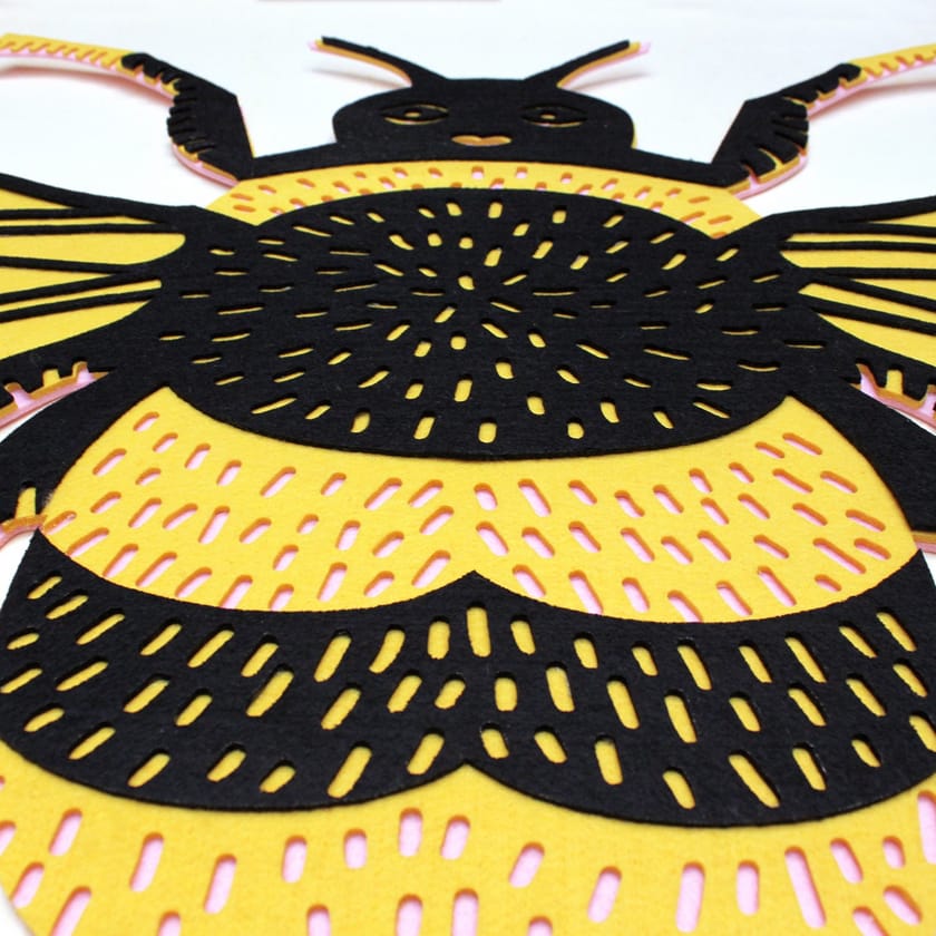 Felt wall decor item for children BOMBO Spring! Collection By MINI art ...