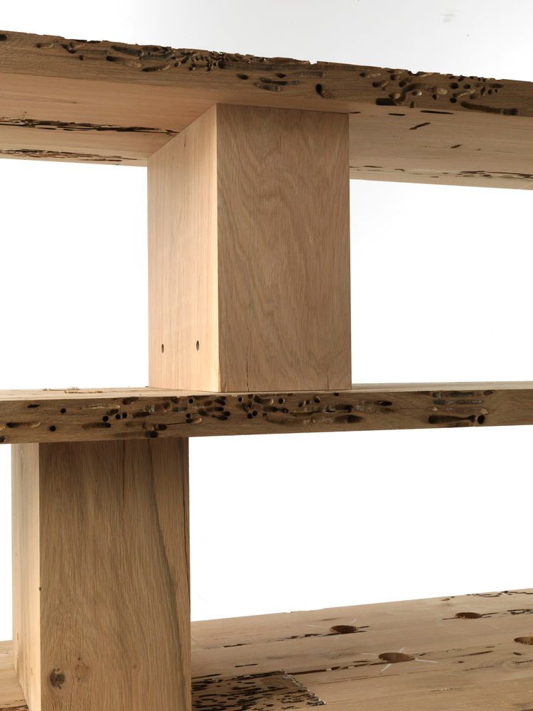 BOOKSHELF | Briccola wood bookcase By Riva 1920 design David Chipperfield