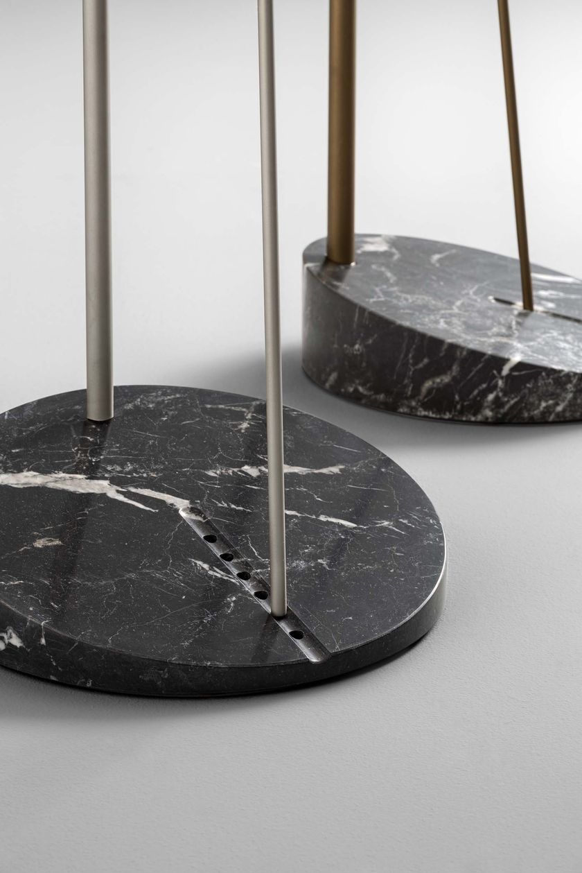 BOOM LED adjustable carbon floor lamp By Olev | design Marc Sadler