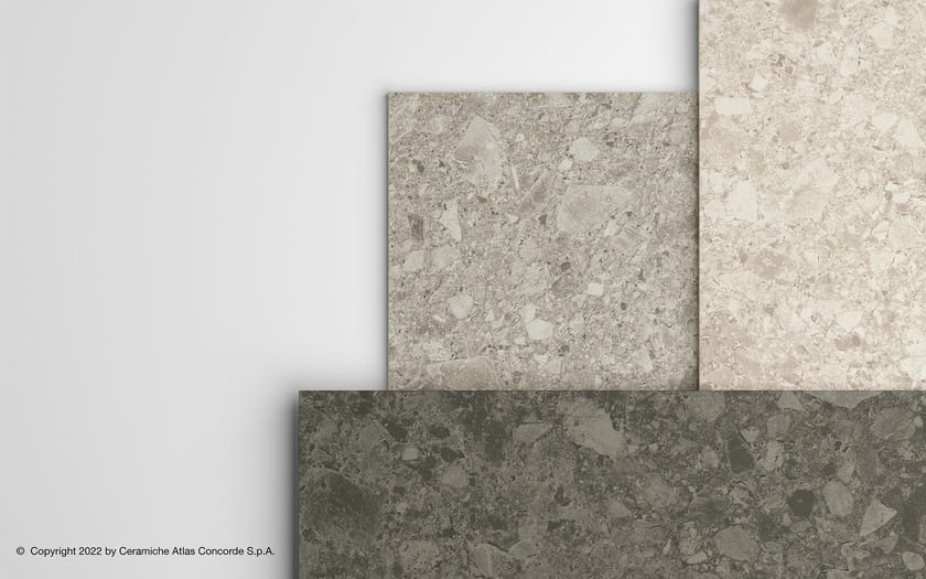 BOOST MIX Porcelain stoneware outdoor floor tiles with stone effect By ...