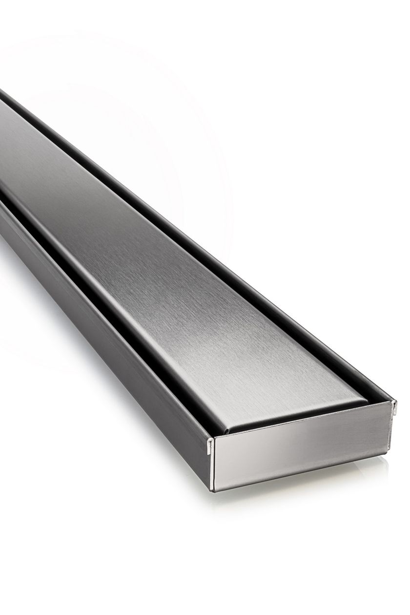 BOREALE Painted metal shower channel By Tekness