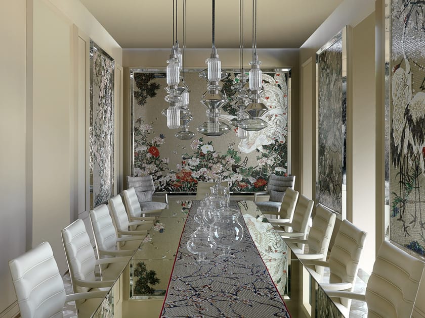 BORGIA | Rectangular table Borgia Collection By Sicis design Massimiliano Raggi