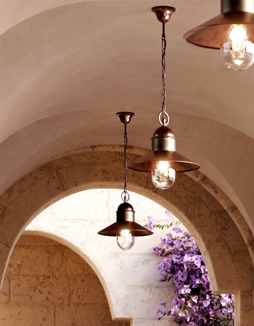 BORGO 244.08 Lampada a sospensione per esterno By Il Fanale