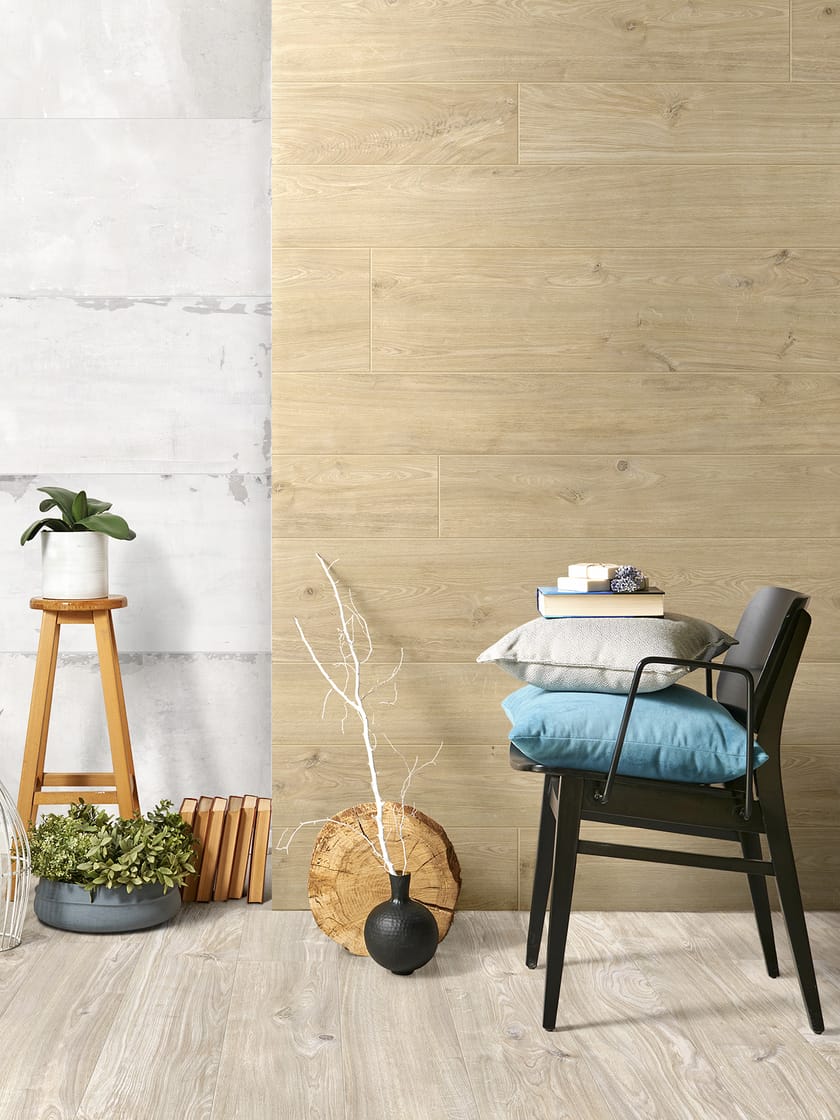 BORGOGNA Porcelain stoneware wall/floor tiles with wood effect By ...