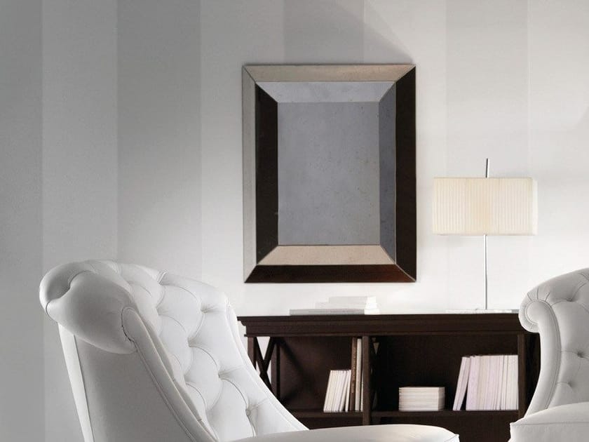 Wall-mounted framed mirror BORIS By OPERA CONTEMPORARY design Castello Lagravinese