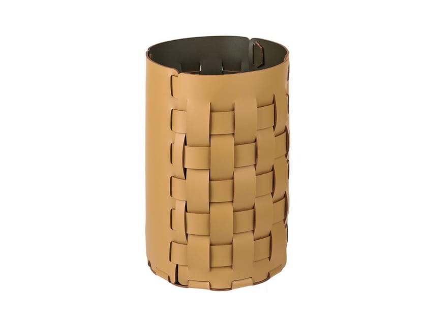 BOTTEGA Leather waste paper bin By ADJ | design Ekaterina Borovkova