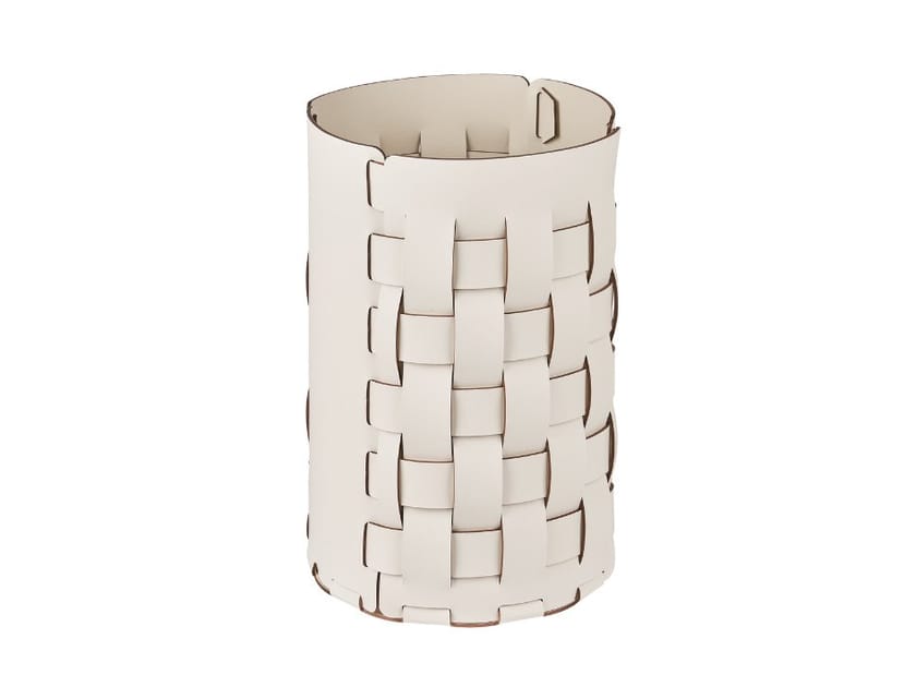 BOTTEGA Leather waste paper bin By ADJ | design Ekaterina Borovkova