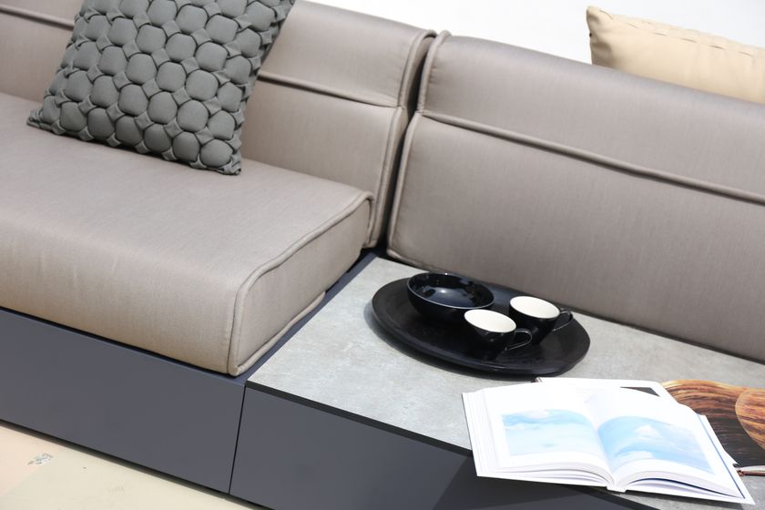 Double-sided garden sofa with shade BOULEVARD DOUBLE SIDED ...