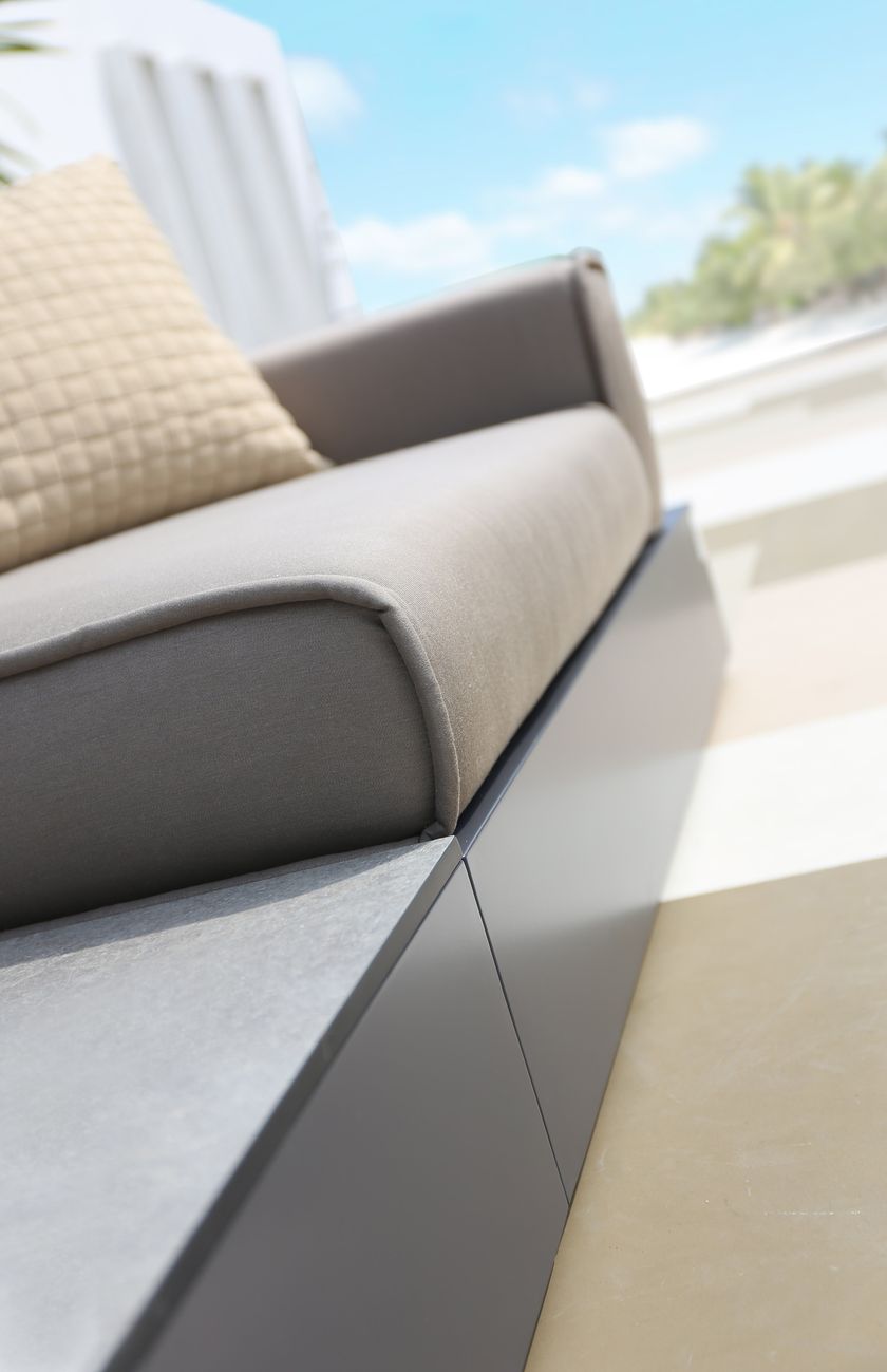 Double-sided garden sofa with shade BOULEVARD DOUBLE SIDED ...