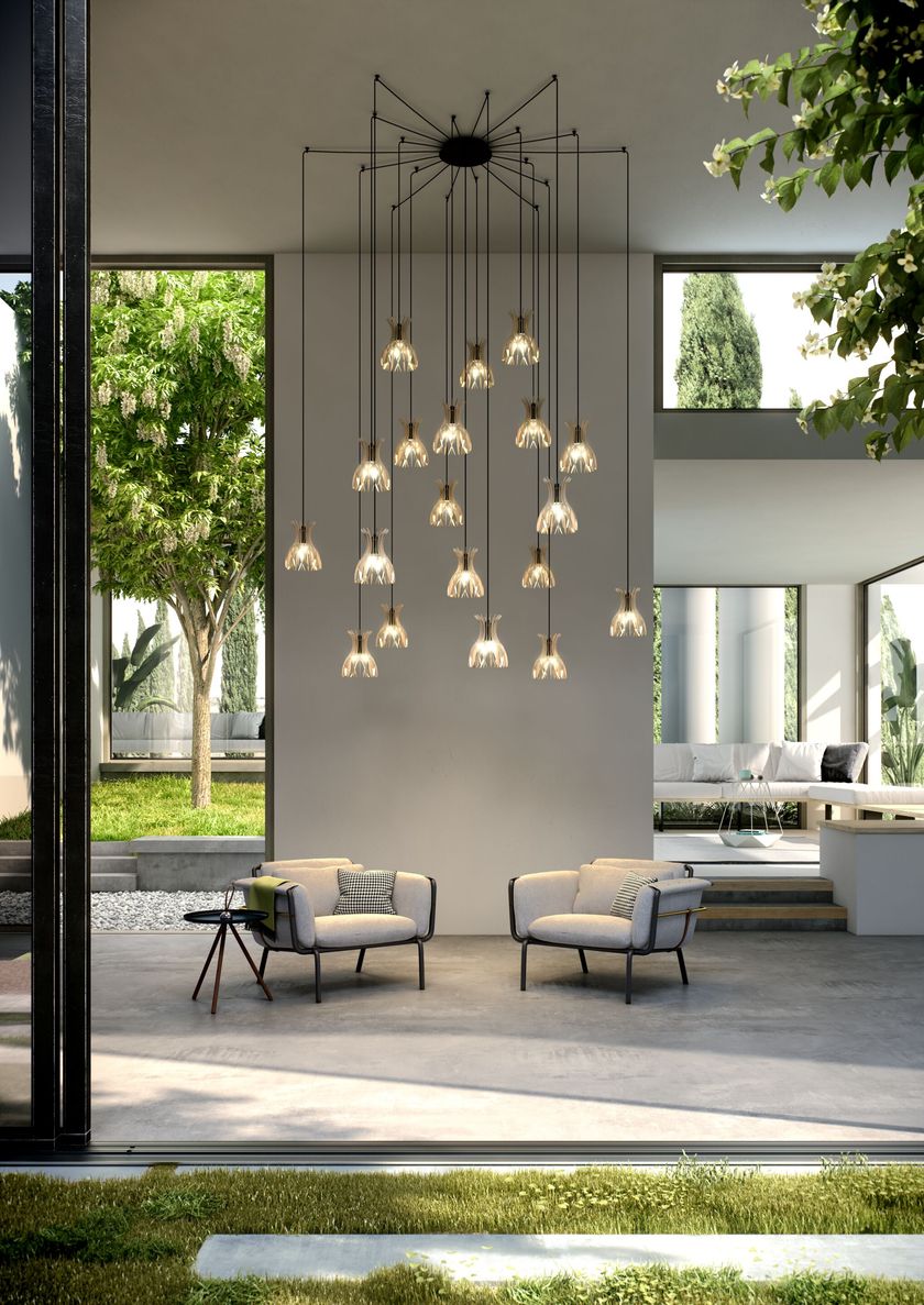 DOMITA S 20 19L Pendant lamp By BOVER | design Benedetta Tagliabue ...