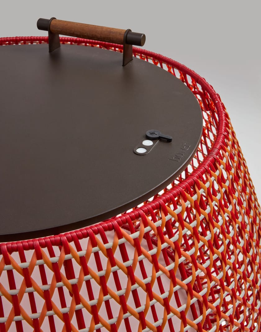 NANS BAG/38/R Cordless LED table lamp By Bover | design Joana Bover