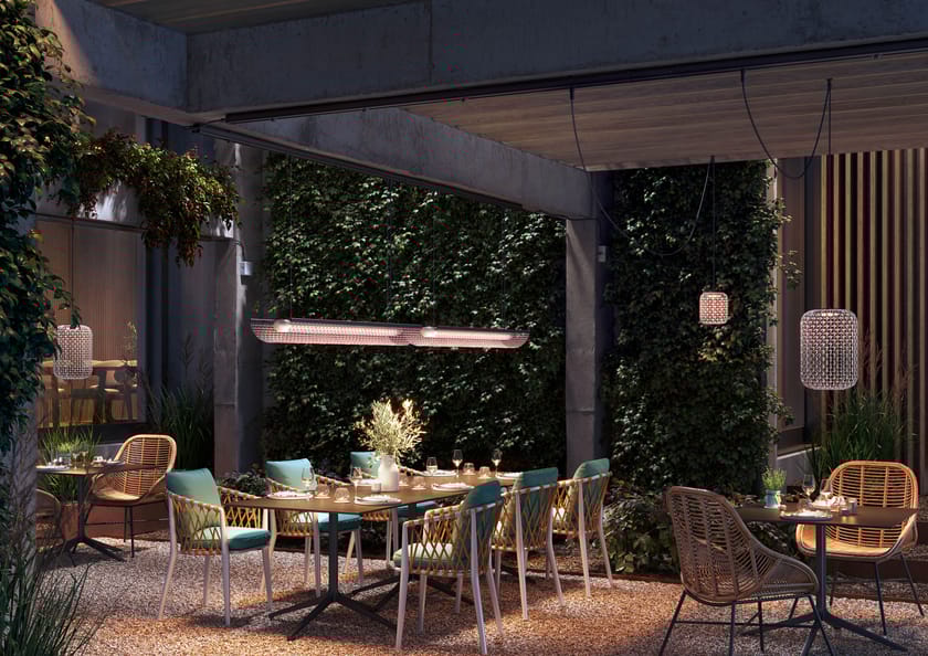 NANS BALIS PF/140/2L OUTDOOR Polyethylene fibre track-Light By BOVER ...