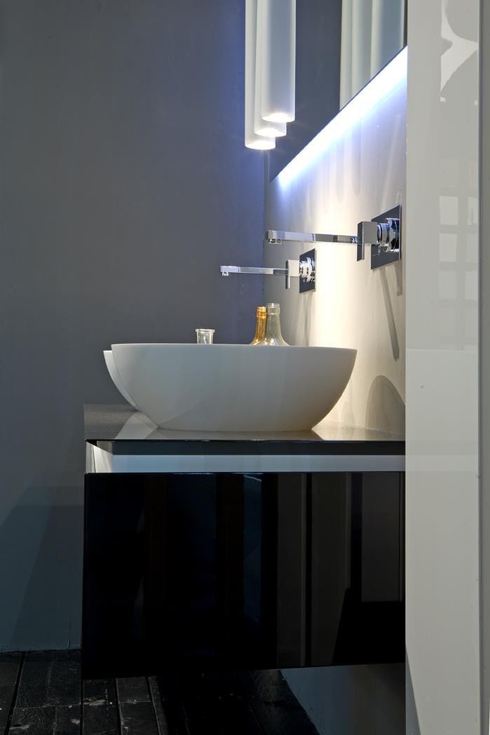 Ovales Aufsatzwaschbecken aus Solid Surface BOWL By RIFRA