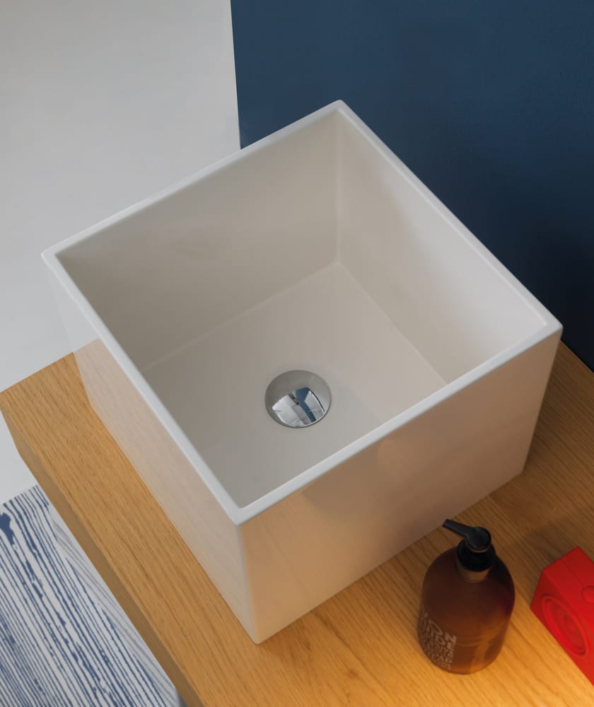 BOX | Lavabo quadrato Collezione Box By GSG Ceramic Design design ...