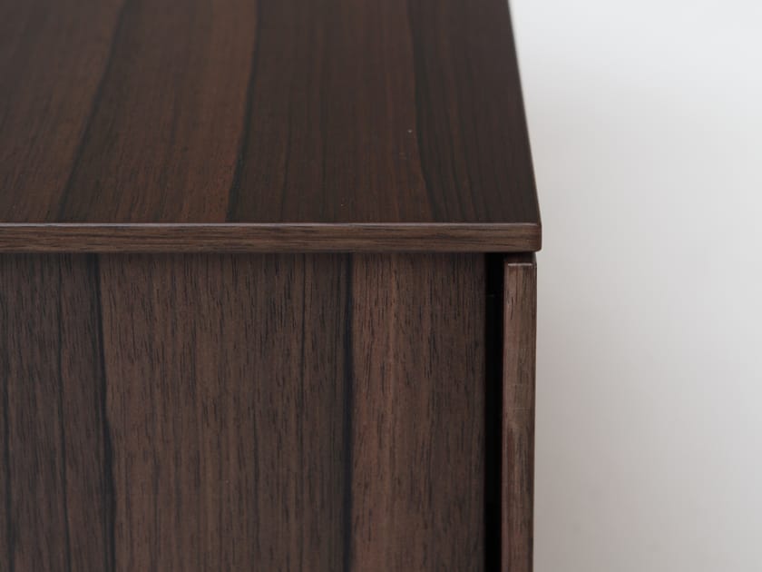 BOXES Wooden bedside table with drawers By Porro | design Piero Lissoni