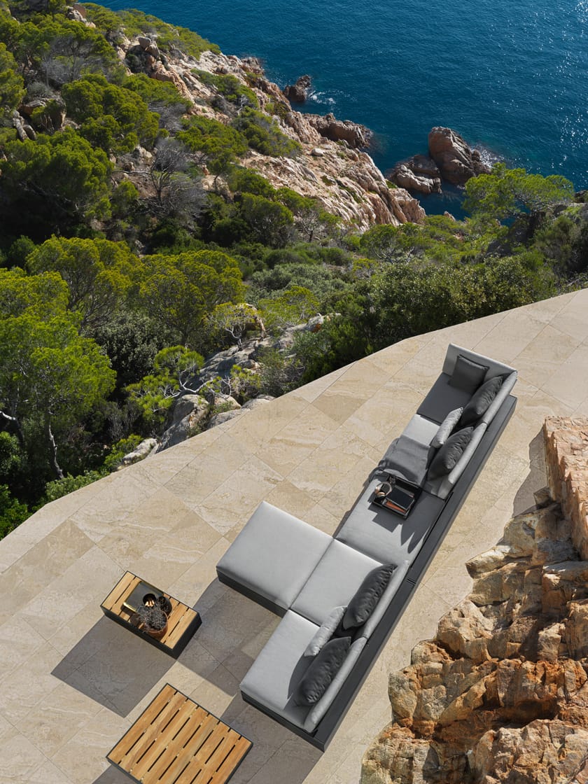 BOXX LOUNGE | Sectional garden sofa Boxx Collection By solpuri design Karsten Weigel