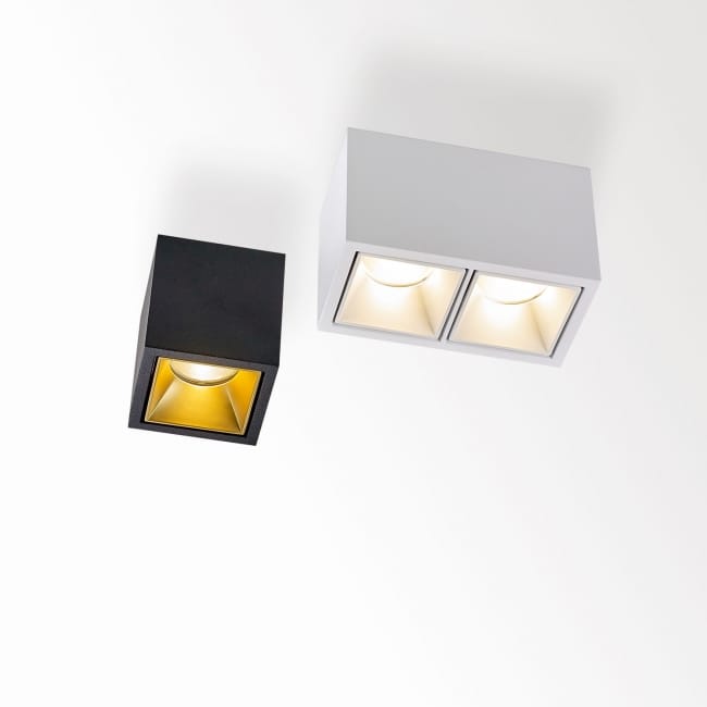 LED square ceiling spotlight BOXY L Boxy Collection By Delta Light