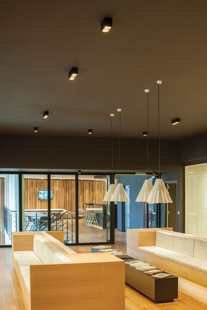 BOXY L+ LED ceiling spotlight By Deltalight