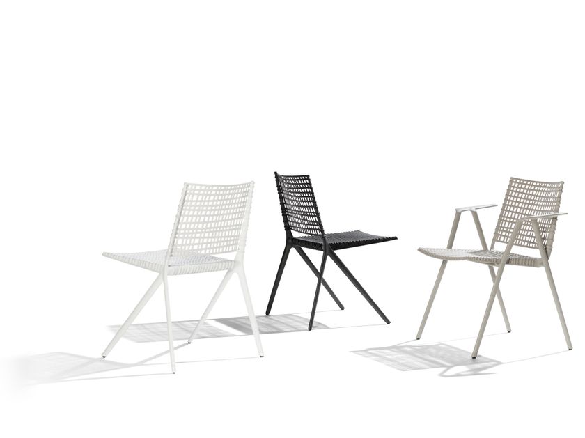 BRANCH | Chair with armrests By TRIBÙ design Lievore Altherr Molina