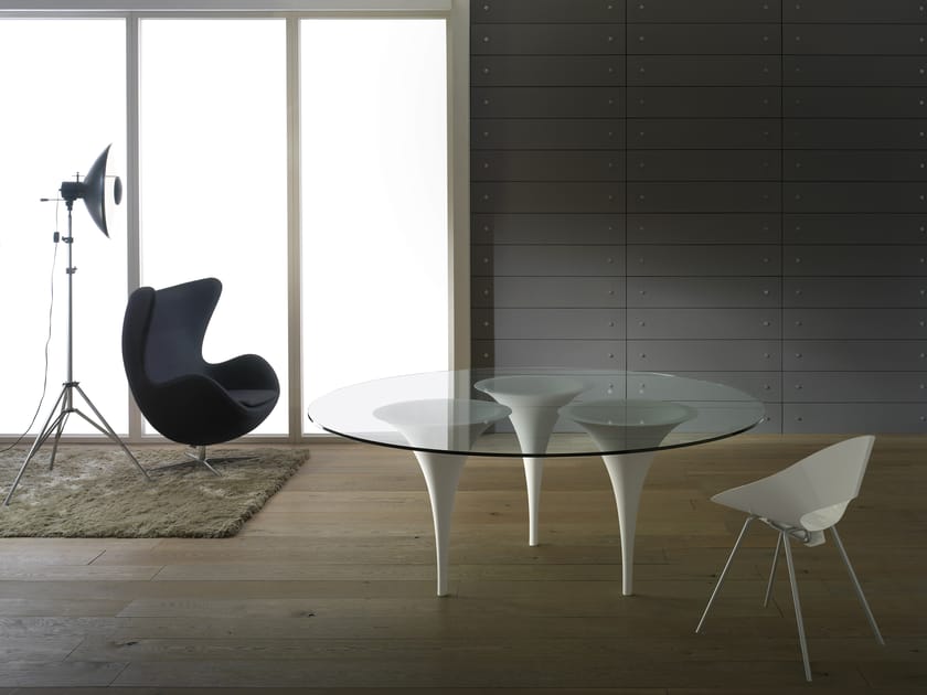 Crystal table BRASS Forme Collection By Matrix International design ...