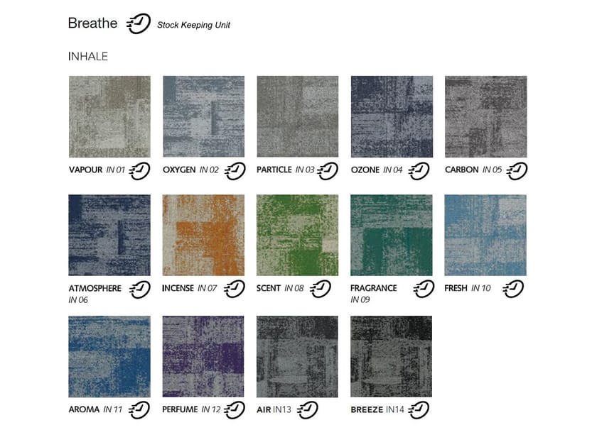 BREATHE Carpet tiles By Carpets Inter