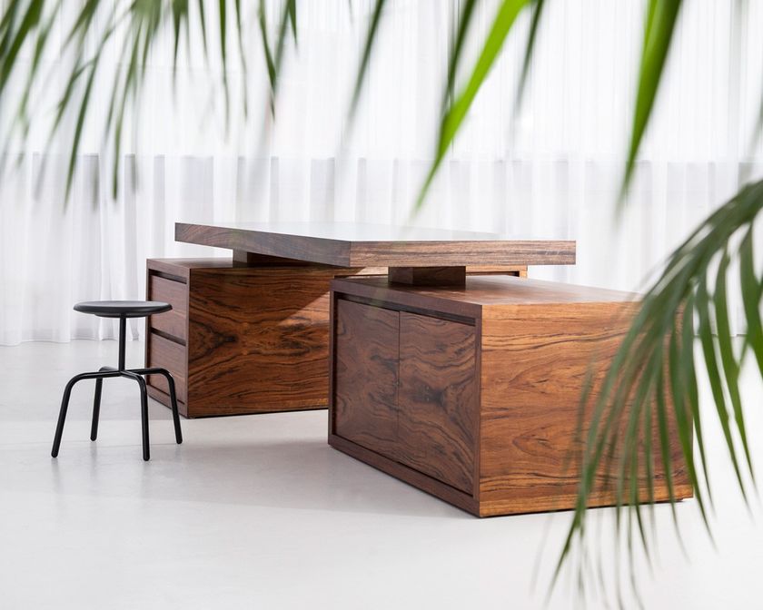 Wooden executive desk BRIDGE EXECUTIVE By Morgen design Thomas Tritsch
