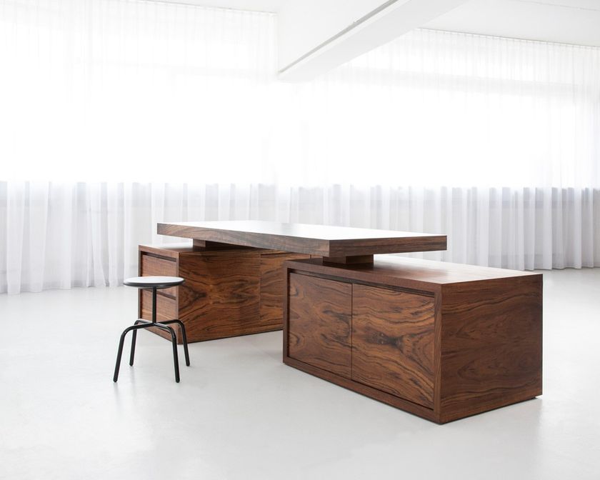 Wooden executive desk BRIDGE EXECUTIVE By Morgen design Thomas Tritsch