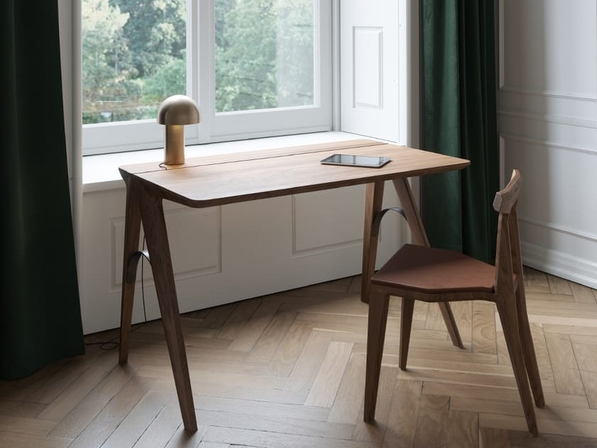 BRIDGE Rectangular wooden writing desk By Wewood | design Christophe de ...