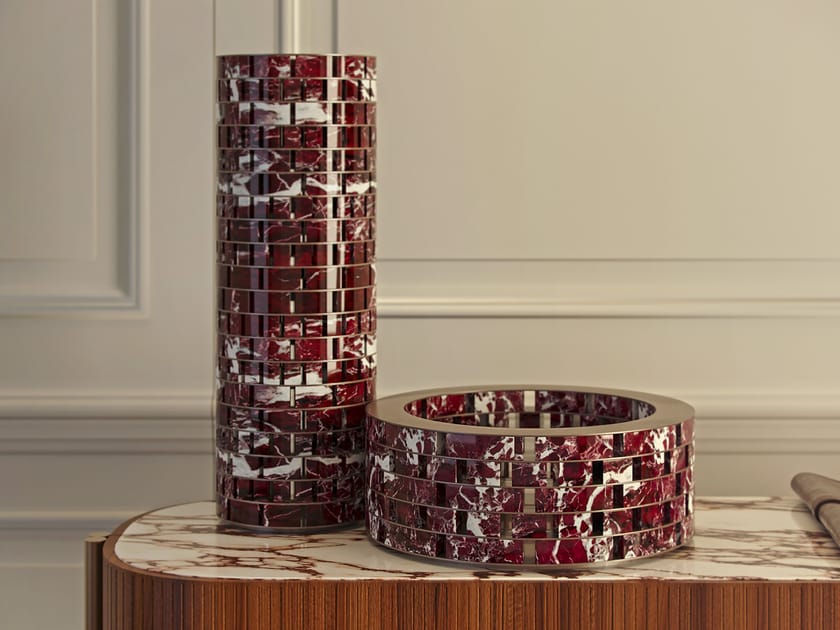 Rojo Levanto marble Vases | Archiproducts