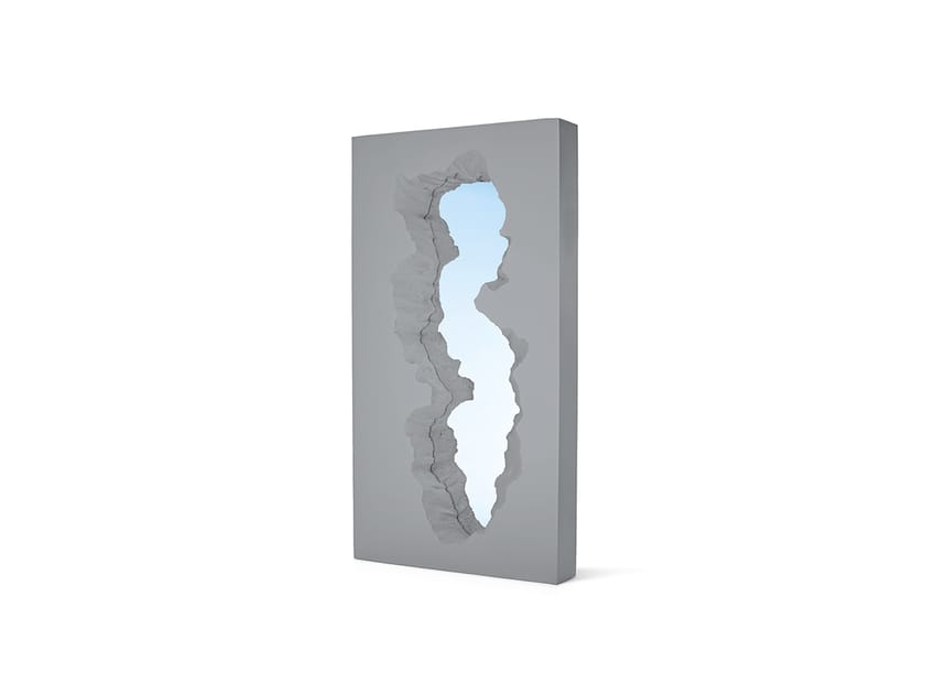 Framed mirror BROKEN MIRROR By Gufram design Snarkitecture