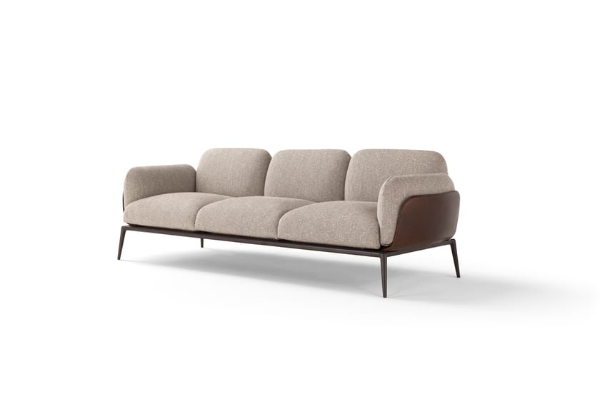 BROOKLYN 3 seater fabric sofa By AMURA | design Stefano Bigi