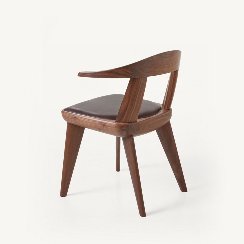 BRUTUS Solid wood chair with armrests By BassamFellows | design Craig ...