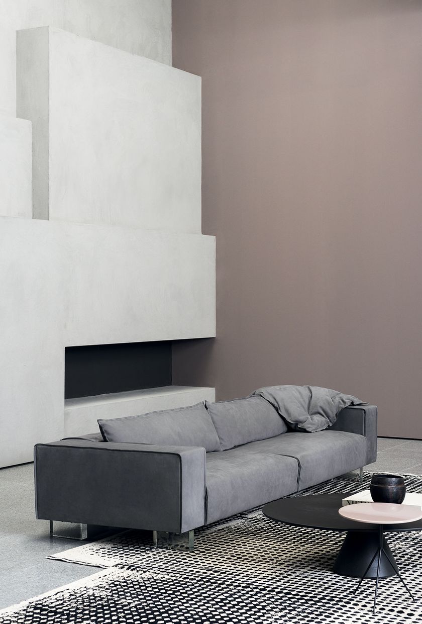 Divano in pelle BUDAPESTAIR By BAXTER design Paola Navone