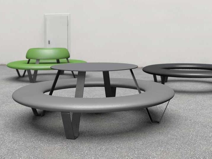 BUDDY Round bench By miramondo