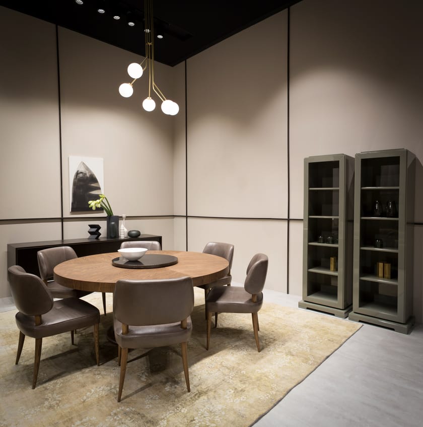 BURTON | Sedia in pelle By SELVA