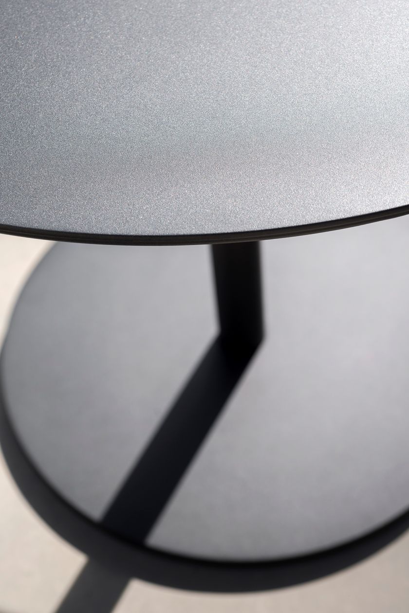 Table de jardin ronde en aluminium enduit de poudre BUTTON 004 By RODA