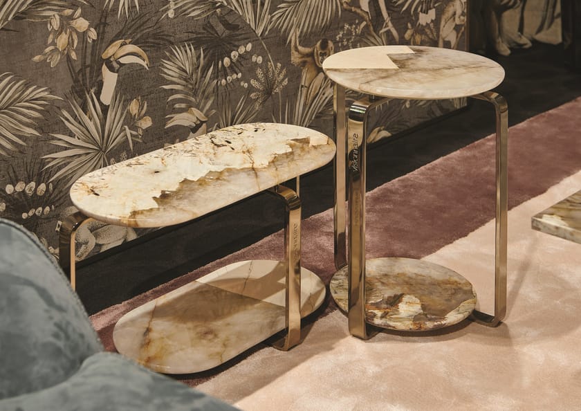 BUTTON Marble and metal coffee tables By Visionnaire | design ...