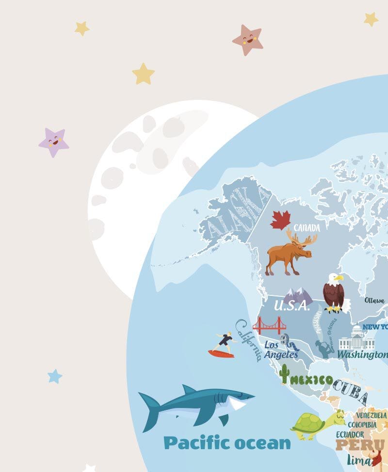 LITTLE EXPLORERS Nonwoven kids wallpaper By Baby Design Wallpaper