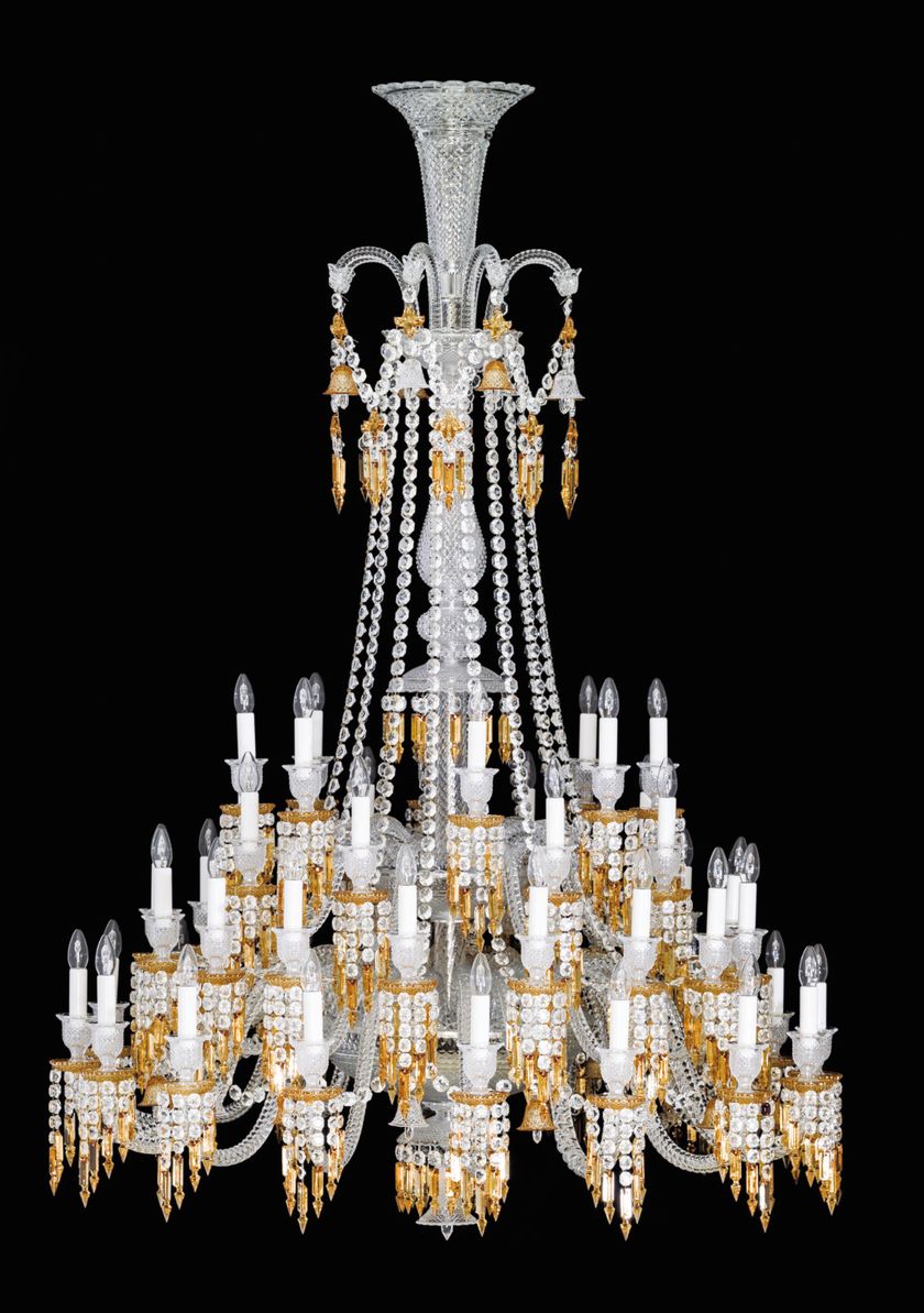 ZÉNITH CHARLESTON SHORT Crystal chandelier with crystals By Baccarat