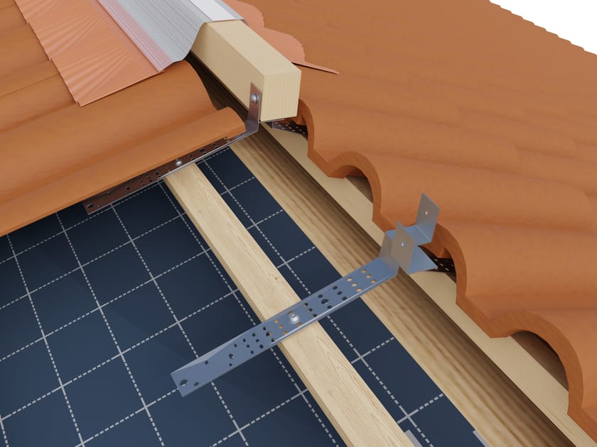 Batten support bracket Tiles fixing system By Riwega
